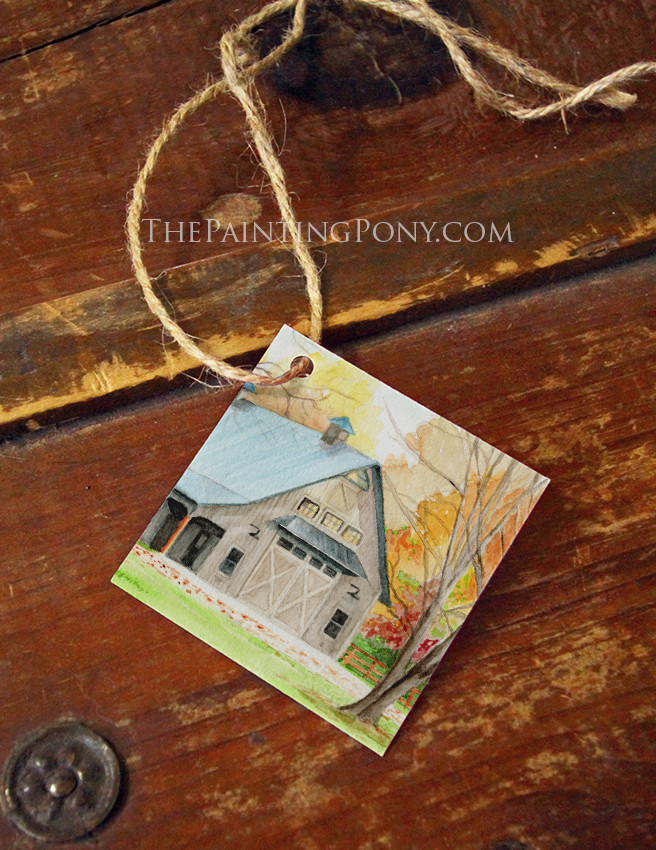 Fall Horse Barn Wedding Gift Tags (10 pk) - The Painting Pony
