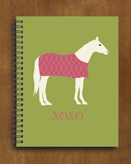 Equestrian Hugs and Kisses Pony Notebook - The Painting Pony