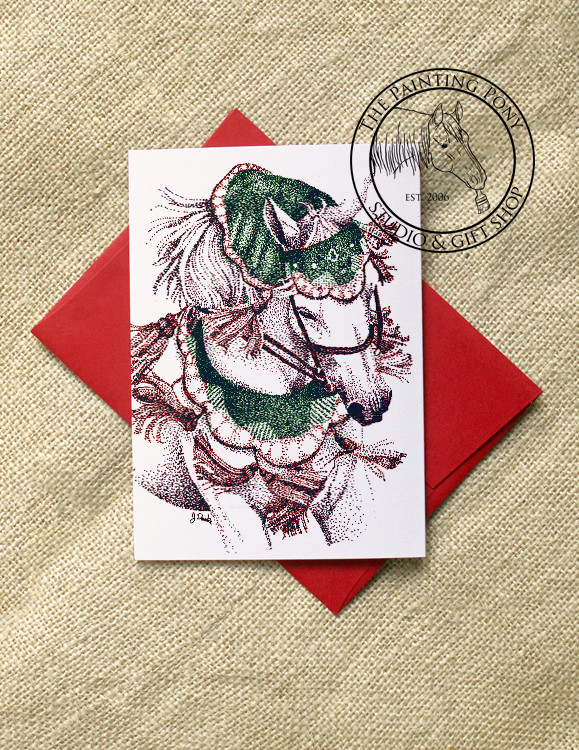 Christmas Arabian Holiday Cards (10 pk) - The Painting Pony