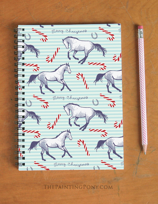 Equestrian Hugs and Kisses Pony Notebook - The Painting Pony