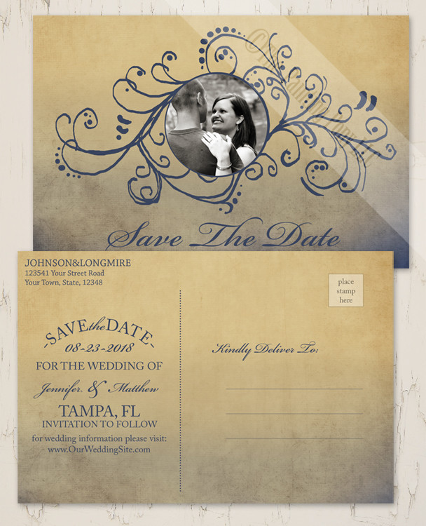 Rustic Horse Farm Wedding Save The Date Postcards (25 pk) - The ...