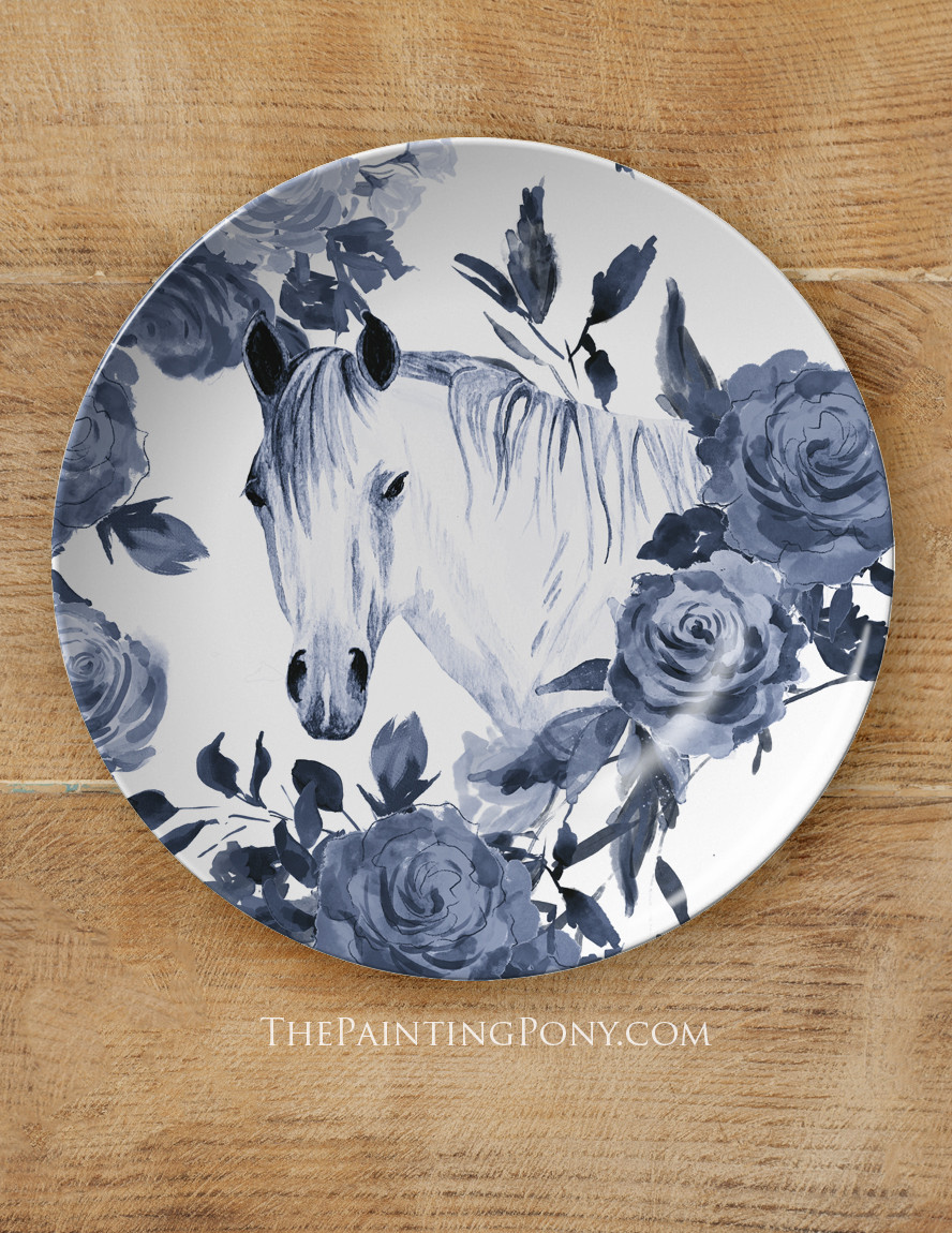 Decorative Equestrian Dinnerware and Plates