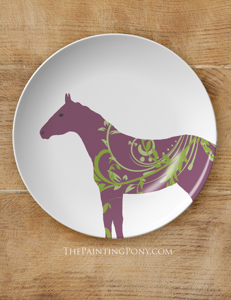 Colorful Fun Horse Pattern Equestrian Ribbon - The Painting Pony