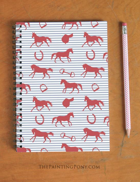 Easter Pony Spiral Notebook - The Painting Pony
