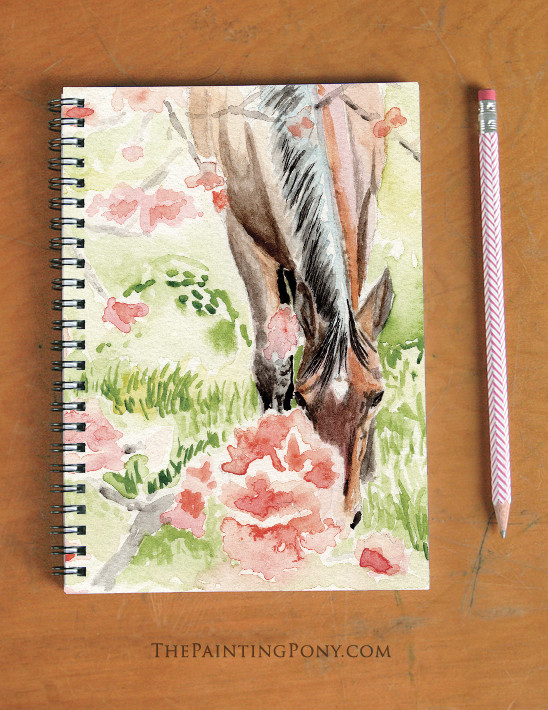 Horse Gaits Equestrian Spiral Notebook - The Painting Pony