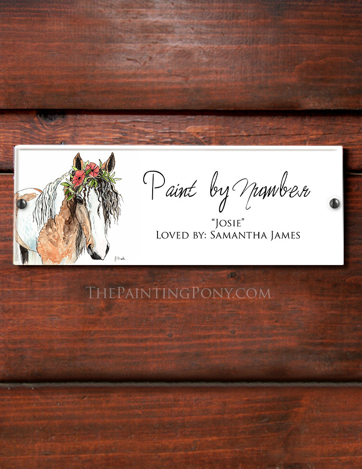 Horse Stall Name Plates