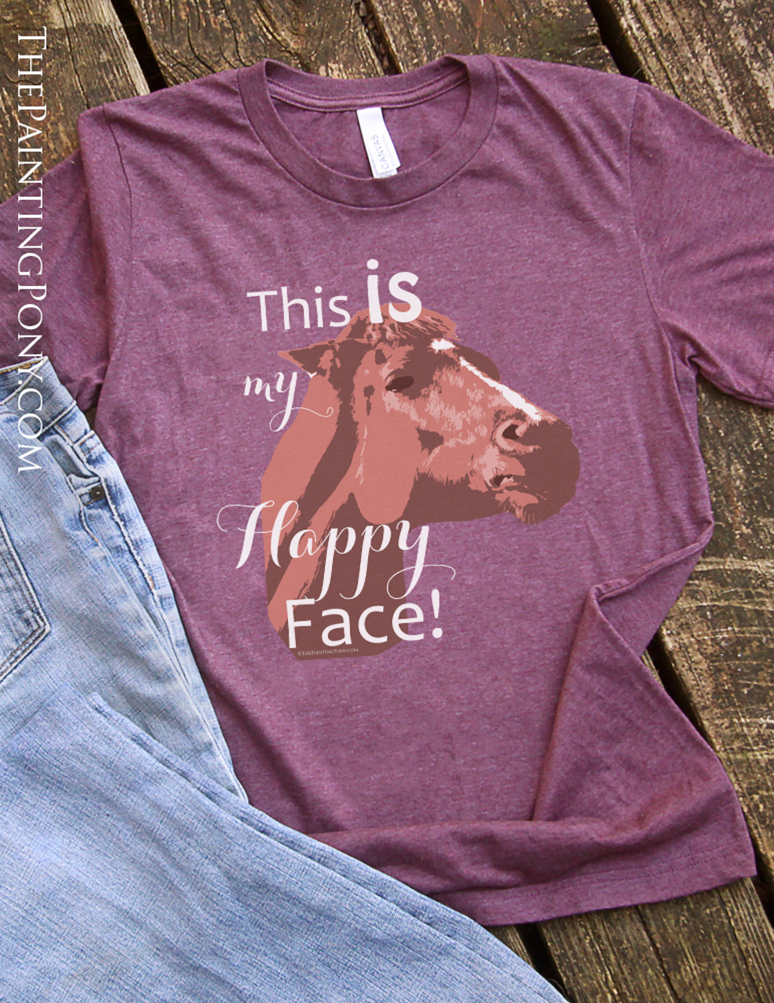 Chestnut Mare Equestrian Adult T-Shirt - The Painting Pony
