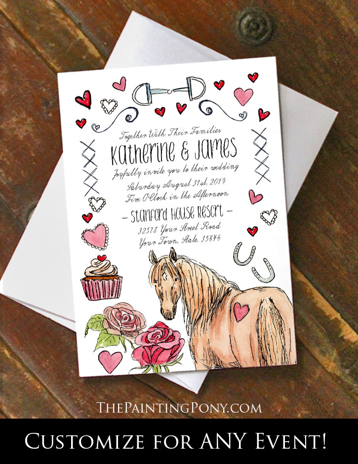 Cards & Invitations - Invitations - Wedding Invitations - Equestrian ...