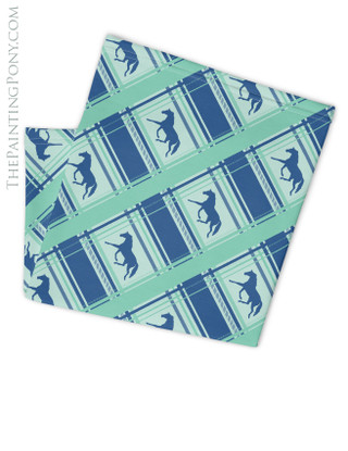 Trotting Horse Plaid Pattern Equestrian Neck Gaiter - The Painting Pony