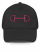 Custom Snaffle Horse Bit Equestrian Emroidered Hat - The Painting Pony