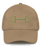 Custom Snaffle Horse Bit Equestrian Emroidered Hat - The Painting Pony