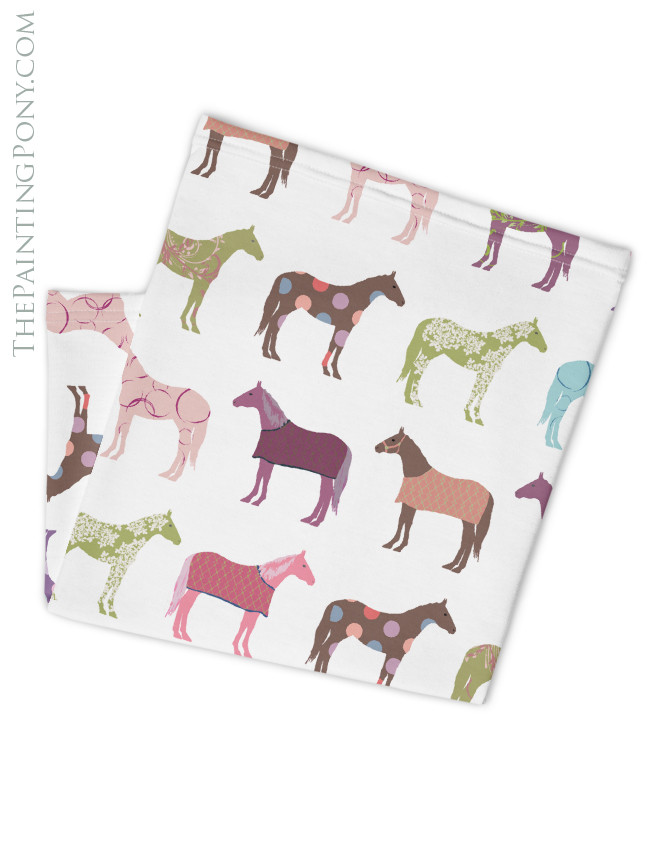 Fun Horse Pattern Neck Gaiter - The Painting Pony