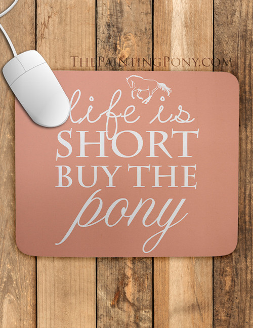 Buy the Pony Equestrian Mouse Pad - The Painting Pony