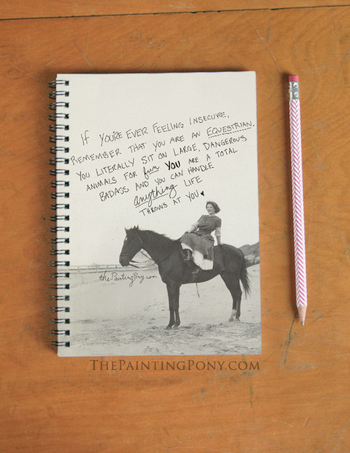 Badass Equestrian Spiral Notebook - The Painting Pony