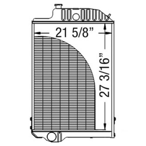 RE21898 | Radiator for John Deere® | Replaces OEM RE21898