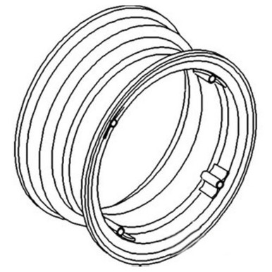RW10244 | Rim, Rear Wheel 10" x 24" for New Holland® | Replaces OEM ...