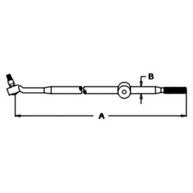 312871 | Drag Link End (LH) for New Holland® | Replaces OEM # 312871