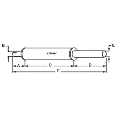 G45728 | Muffler for Case® | Replaces OEM # G45728