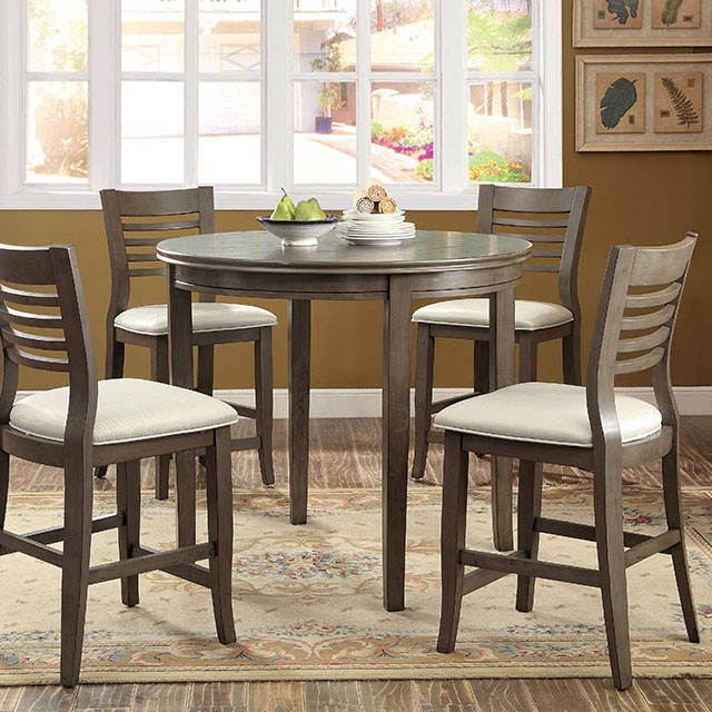Cambridge Gray 5-PC Dining Set - CB Furniture