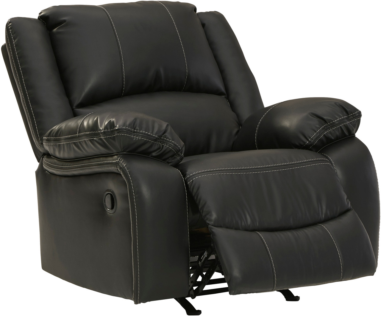 MEITE Black 42" Wide Rocker Recliner - CB Furniture