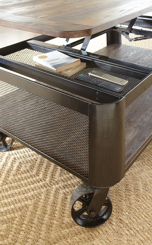 CLINT Lift-Top Table with Casters - CB Furniture