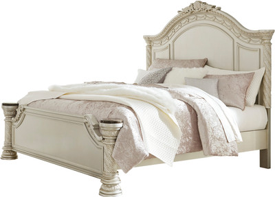 ALEXANDRIA Marble Panel Bed - CB Furniture
