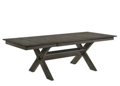 Gulliver - Dining Table Top & Base - Dark Brown - CB Furniture