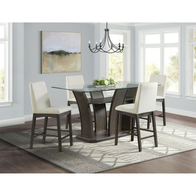 Dapper - Rectangular Counter Dining 5 Piece Set-Table And Four Chairs ...