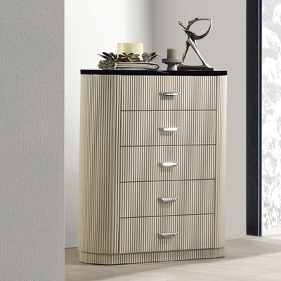 Travonte - Chest - Gray / Beige - CB Furniture