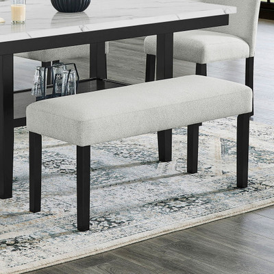 Celeste - Dining Bench - Stone - CB Furniture