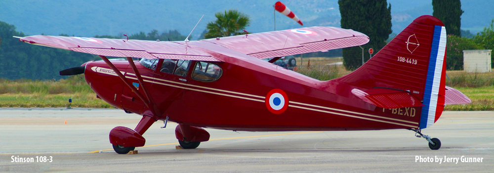 Stinson Aircraft Parts for Sale | Stinson Airplane Parts