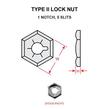 AC356-1032 LOCK NUT - TYPE II - Univair Aircraft Corporation
