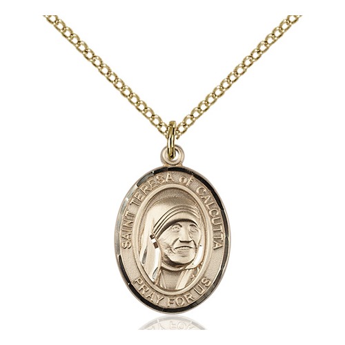 Mother teresa gold pendant store