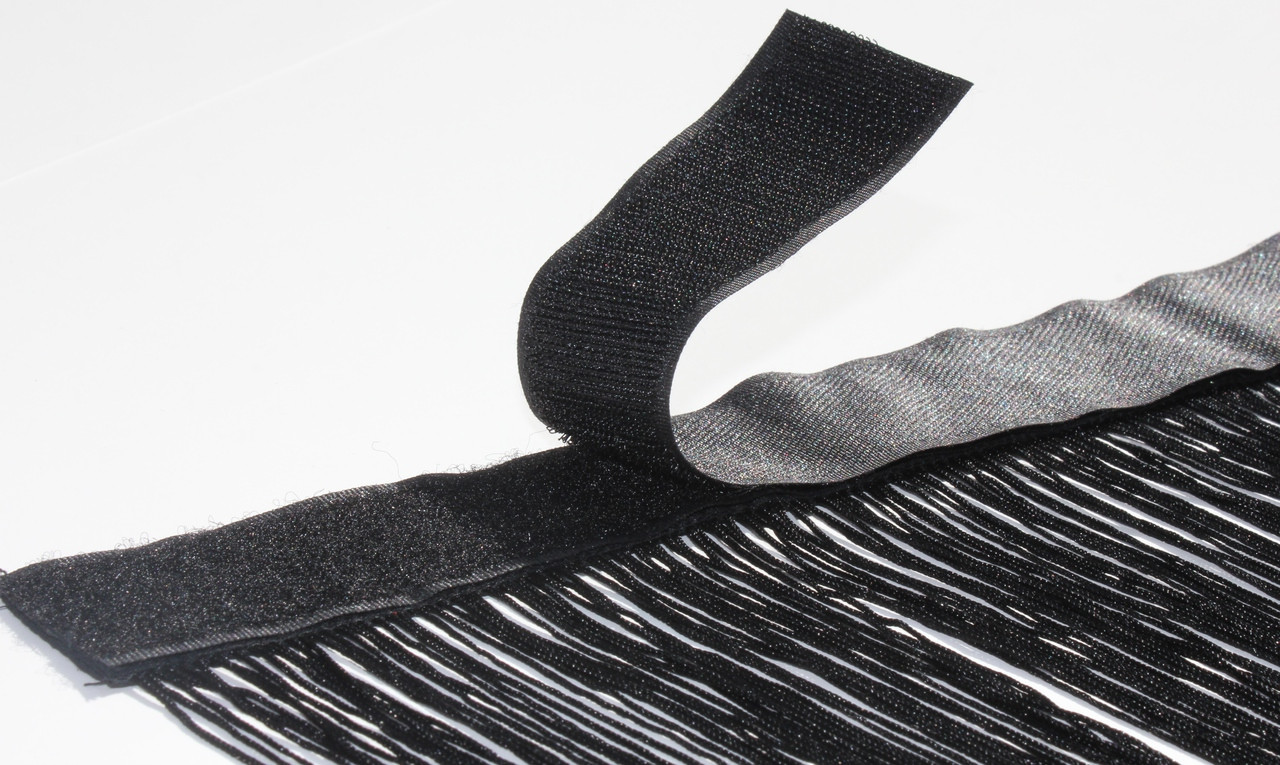 String Curtains with Velcro Strip Heading - 28 Colors - Up to 20 Feet Long