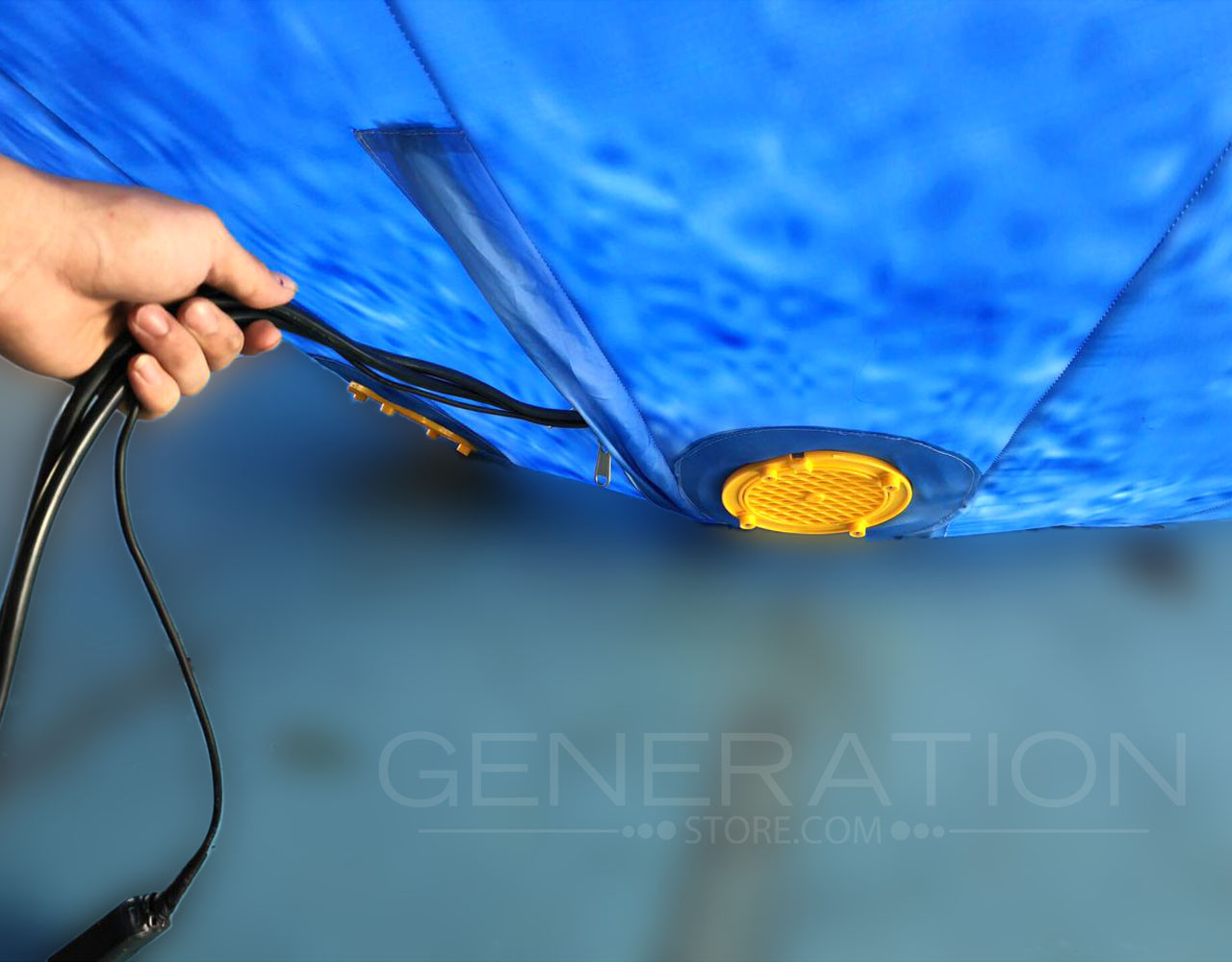 Large Moon balloon with led light, remote control and built in blower