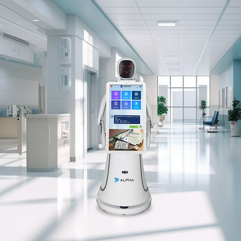 Cutting-Edge Reception Robot - AI Voice Interaction, Facial Recognition ...