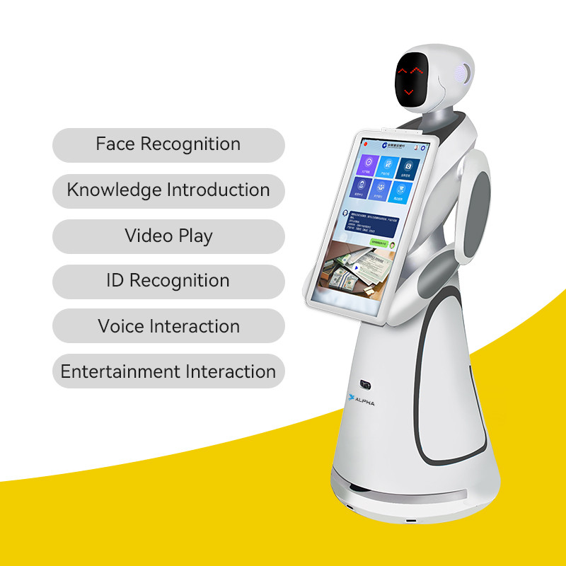 Cutting-Edge Reception Robot - AI Voice Interaction, Facial Recognition ...