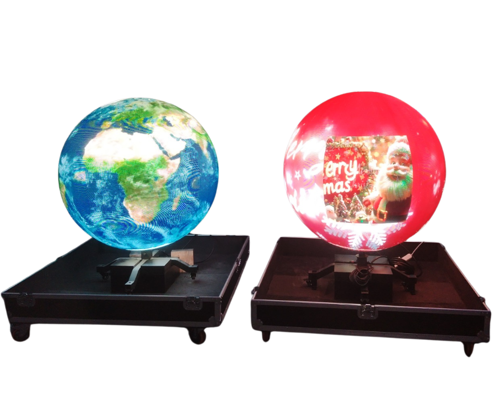 Custom Sphere LED Display - 360° Programmable Visuals for Events & Exhibits