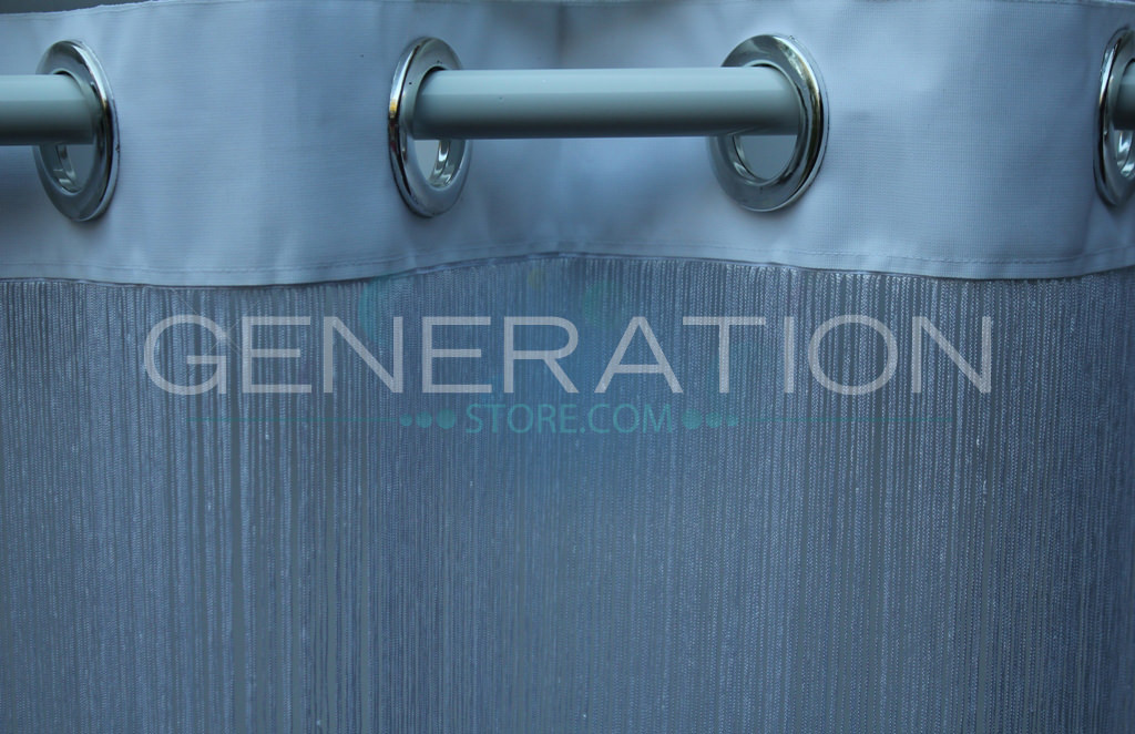 Gold String Curtains - 3 Feet by 12 Feet