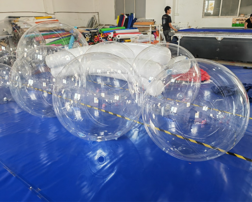 13 PCS PACK KIT Inflatable Silver Mirror Ball - Large Mylar Spheres
