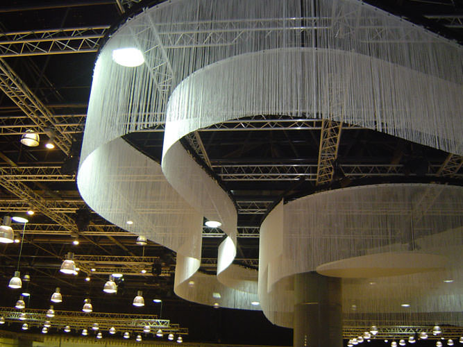 White String Curtains - 3 Feet by 20 Feet