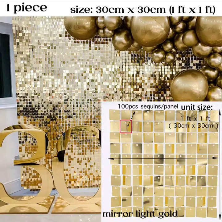Sequin Shimmer Wall Backdrops From GenerationStore.com
