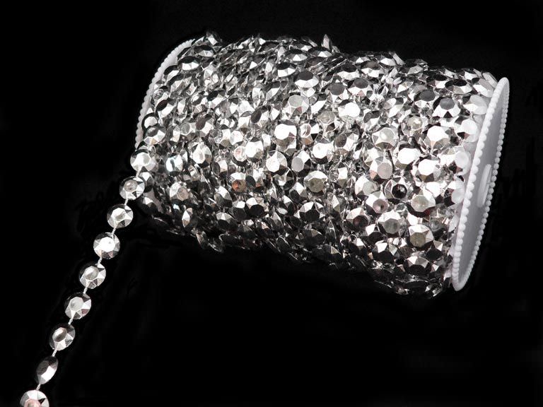 Roll Of Beads PC10 METALLIC SILVER BEADS Custom order - GenerationStore.com