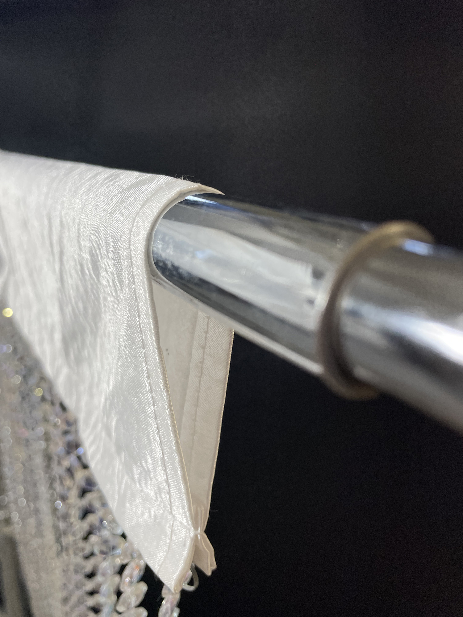 introducing Beaded Backdrops with Satin rod Pocket - GenerationStore.com