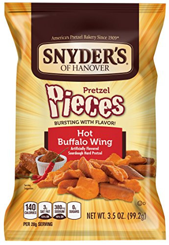 Snyder's, Hot Buffalo Wing Pieces, 3.5 oz. Bag (1 Count) - RocketDSD
