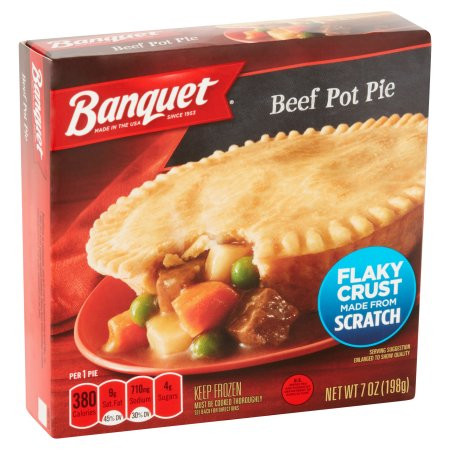 Banquet, Beef Pot Pie, 7.0 oz. Microwavable Meal (1 Count) - RocketDSD