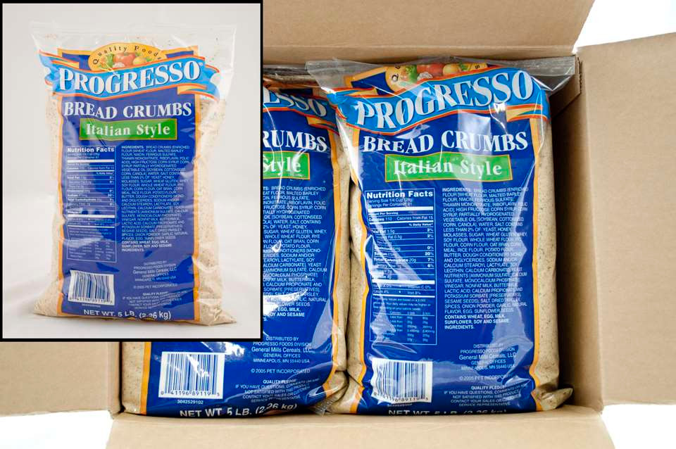 Progresso, Bulk Italian Style Bread Crumbs, 5 lb. (4 count) - RocketDSD