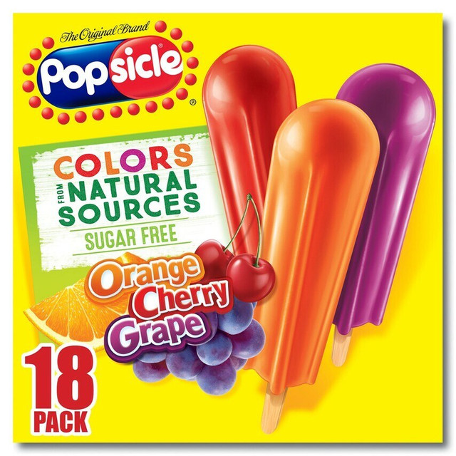Popsicle, Orange Burst Pop-Ups, 2.75 oz. (24 count) - RocketDSD