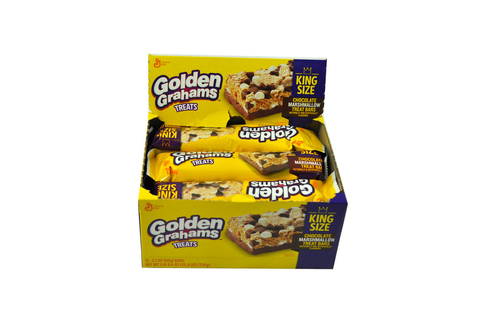 Golden Grahams Chocolate Marshmallow Bars, 2.1 Oz Bar (12 Count ...