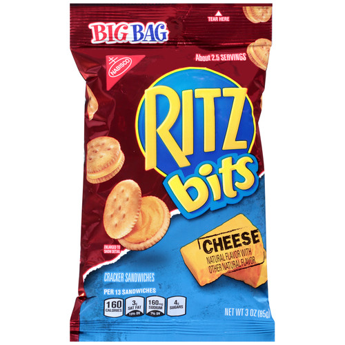 Ritz, Cheese Bits, 3.0 oz. BIG Bag (1 Count) - RocketDSD